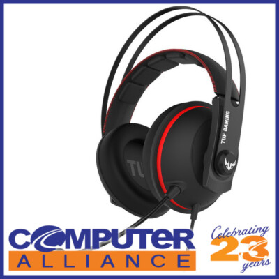 ASUS 3.5mm/USB TUF Gaming H7 Red Headset | eBay Australia