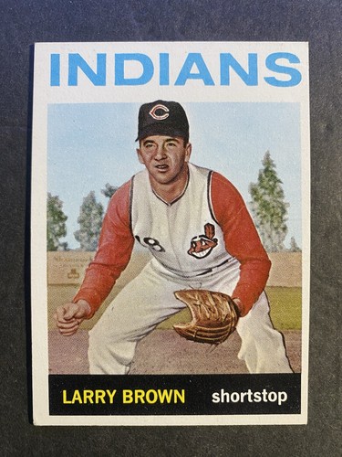 1964 Topps Baseball Larry Brown Cleveland Indians Rookie Card #301 | eBay