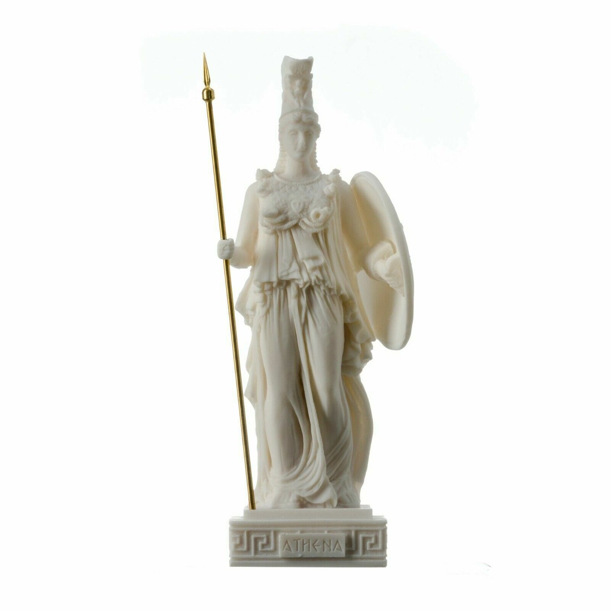 Goddess Athena Statue Ancient Marble Statue After The Goddess Athena