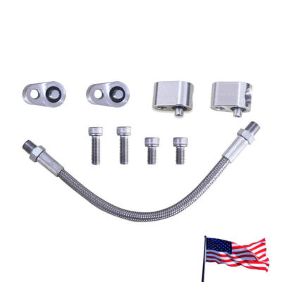 Coolant / Steam Port Crossover Hose Kit For LS1 Throttle Body Bypass-C ...