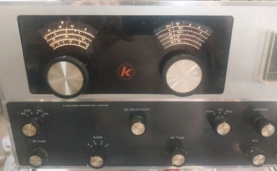 Knight R100A 4 Band Receiver Powers On Pick up some Is station on band ...