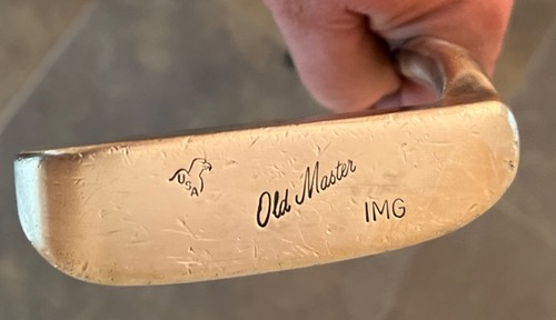 Old Master IMG offset blade Brass putter 35.5” RH Macgregor Iron ...