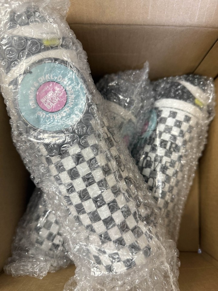 Owala Birthday Bash 2024 24 Oz Later Skater Black And White Checker ...