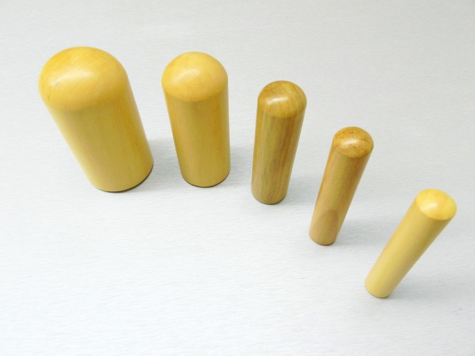 Wooden Dapping Punch Set - 5 Wood Punches Domed 5/8" - 2" Diameter ...