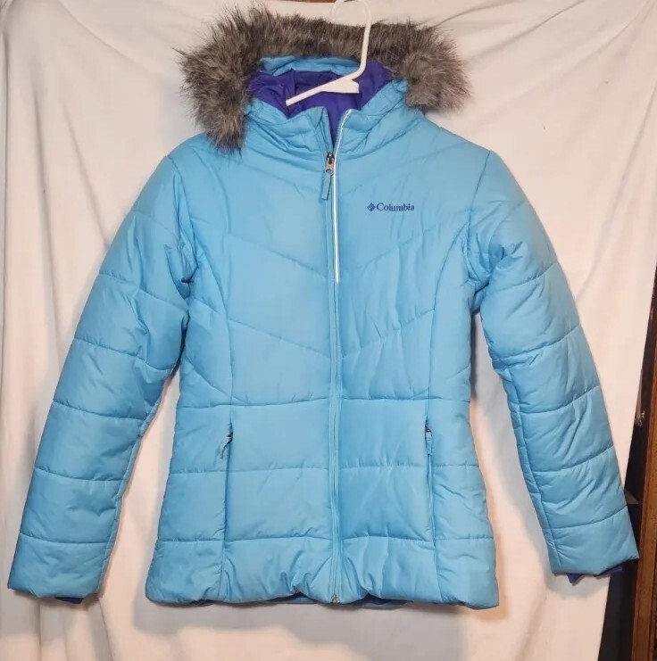 Columbia Katelyn Crest Jacket Girls Size Youth XL Fjord Blue | eBay