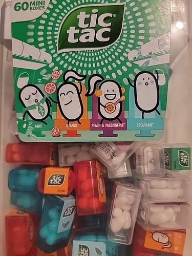 Tic Tacs Mint Bulk Giant XXL Mini Packs 480 Mints EXPIRED 12/22/2024 ...