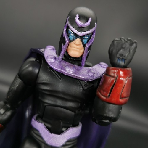 MAGNETO Custom Marvel Legends by Wings FREE GLOBAL SHIPPING X-Men Retro ...