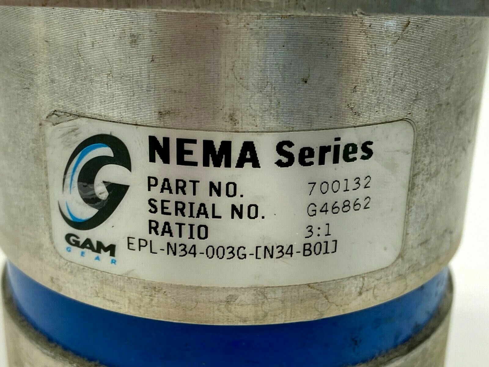 Gam Gear EPL-N34-003G Inline Gear Reducer 3:1 Ratio 700132 | eBay