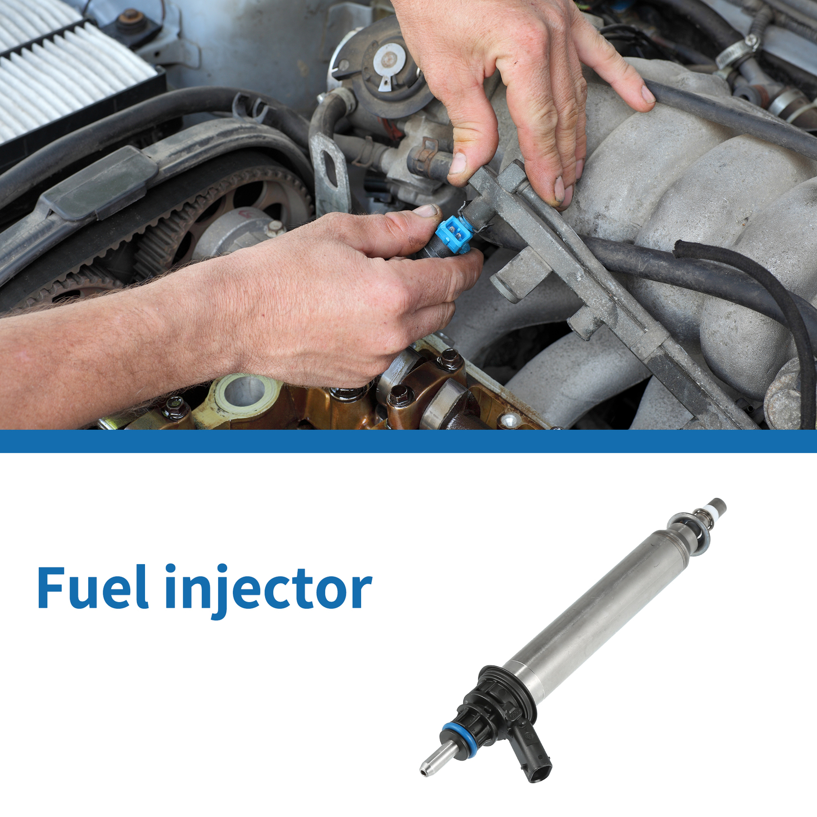 Fuel Injector No.A2780700687 for Mercedes-Benz C300 2015-2021 2.0L ...