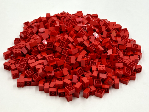 LEGO Pack of 100x New Red Brick 2 x 2 BULK BRICKS | eBay