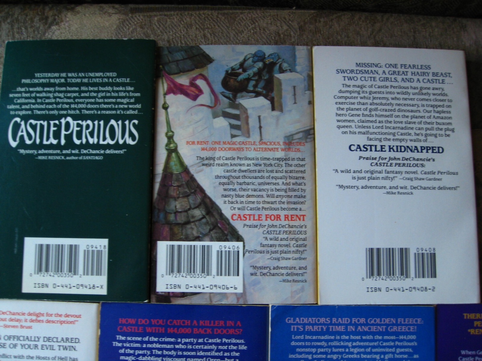 John DeChancie - Castle Perilous. Books 1-5+7-8 - paperback | eBay