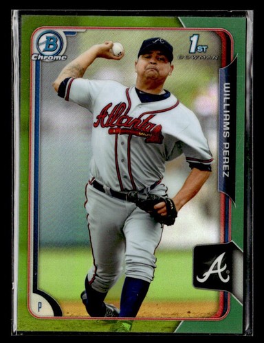 2015 Bowman #BCP22 Williams Perez Chrome Prospects Green Refractors #/99 card | eBay