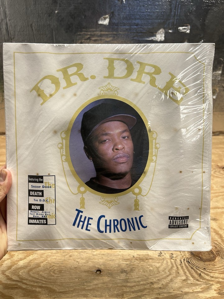 Dr Dre - The Chronic LP VINYL Explicit WaterDamaged SEE PHOTOS ...