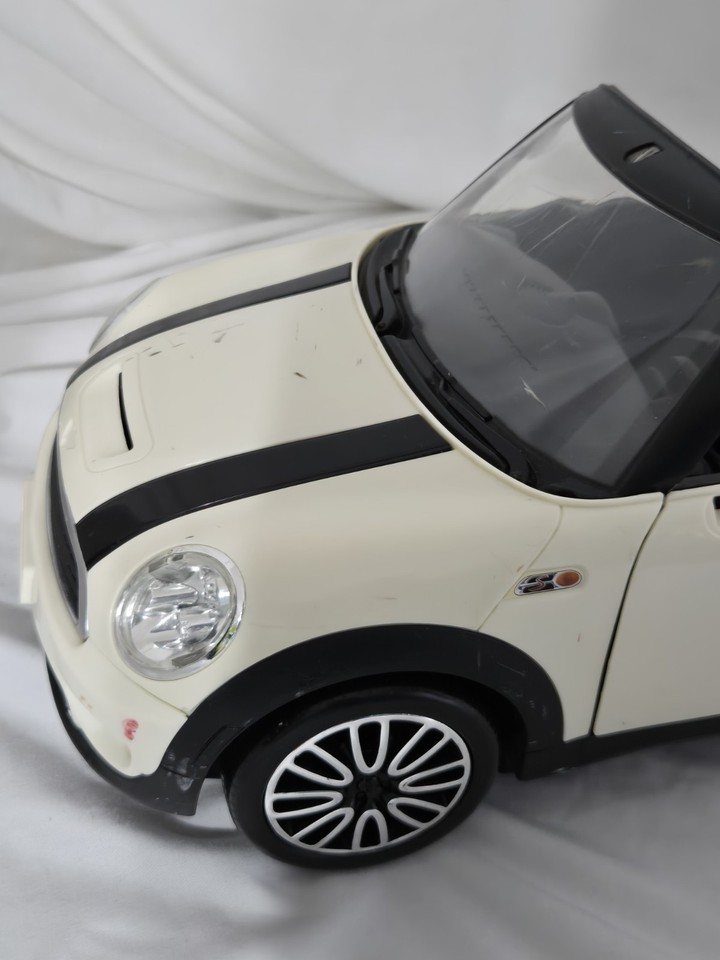 Barbie 2012 Mattel Ken's White Mini Cooper S Cabrio Car 16" My Cool ...