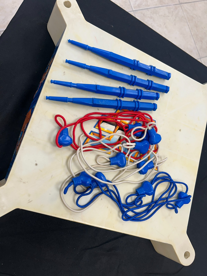 Vintage WWF LJN Wrestling Ring 1985 Sling Em Fling Em See Description ...