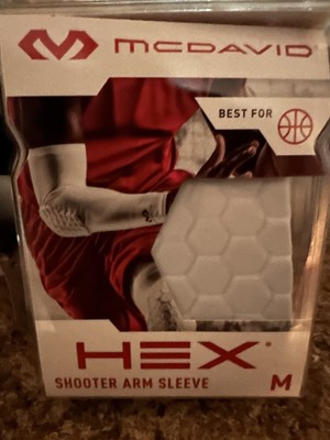 McDavid Hex Shooter Arm Sleeve Medium White | eBay