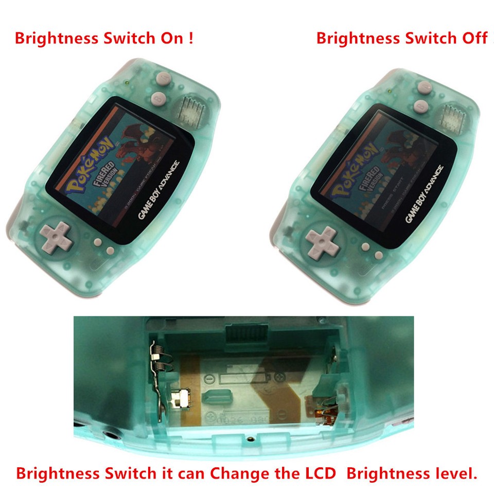 Game Boy Advance GBA Console w/ AGS 101 Backlight Backlit Mod ...