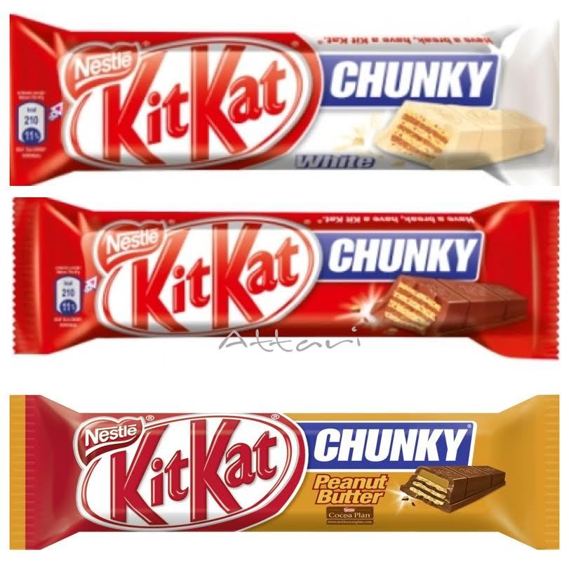 Original Kitkat Chunky White Chocolate Bar Kit Kat 40g 9 18 27 36 Bars ...