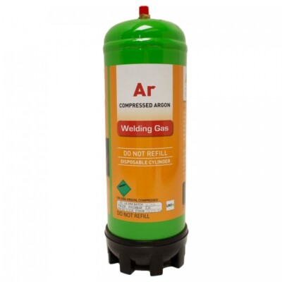 Argon gas bottle 220ltr for Mig welding disposable cylinder | eBay UK