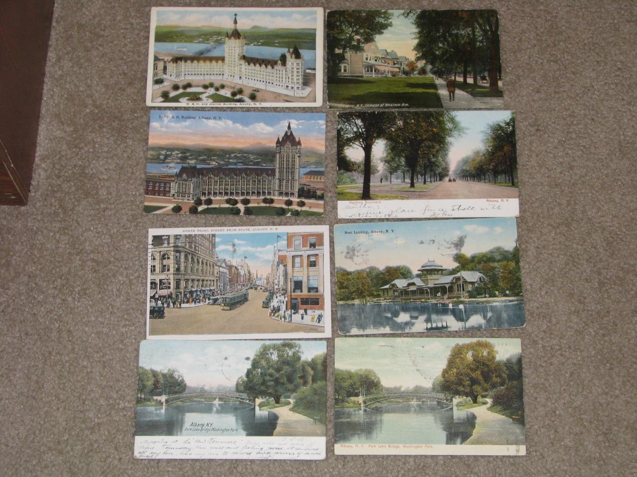 Albany, N.Y. 8 different views used & unused vintage cards | eBay