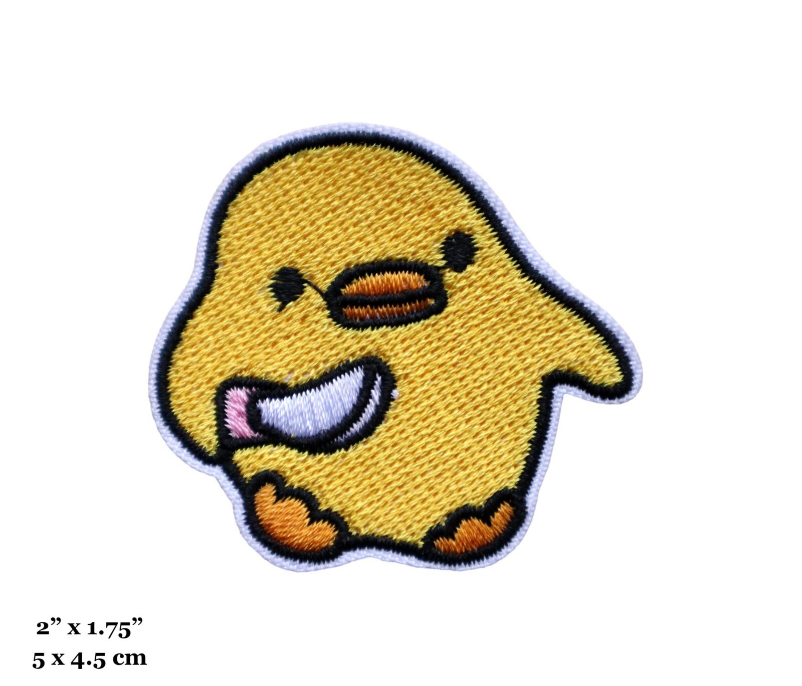 Baby Yellow Duck Holding Knife Funny Killer Meme Embroidered Iron On ...