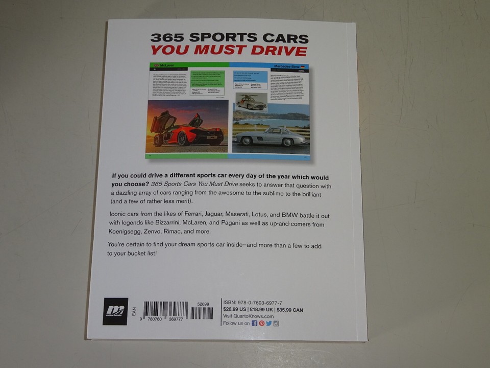 Bildband: 365 Sports Cars You Must Drive: Fast, Faster, Fastest | eBay.de