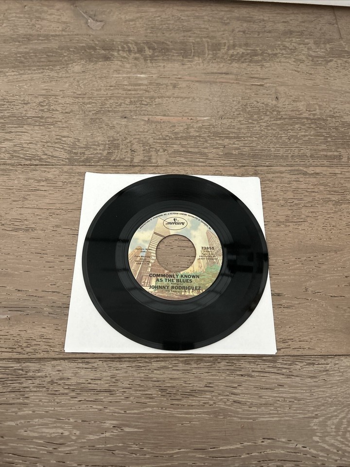 Johnny Rodriguez: Hillbilly Heart / Commonly Known As The Blues, 45 RPM ...