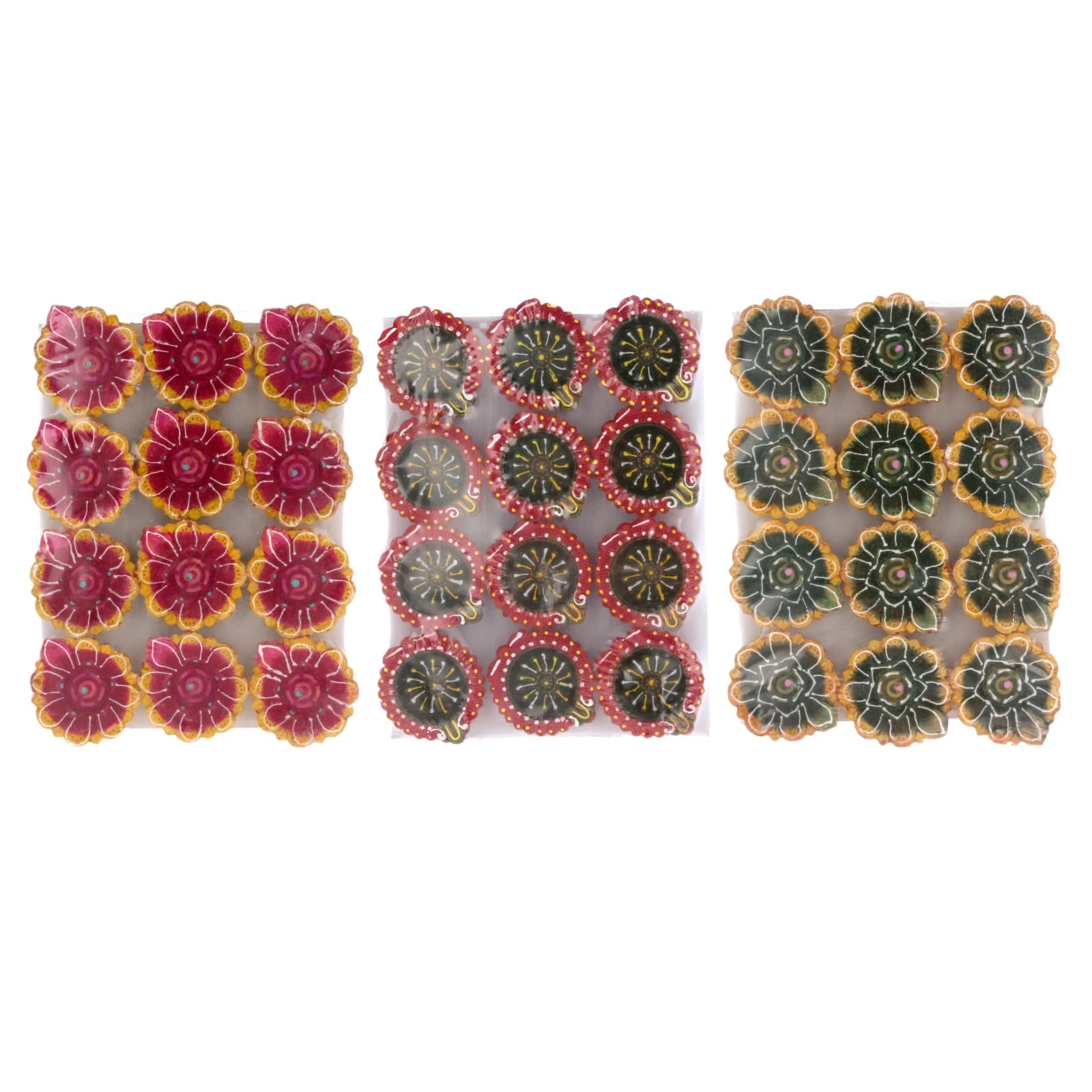 Diwali Diya Clay Diva Indian Oil Lamp Burner Pooja Hindu Festival Décor ...