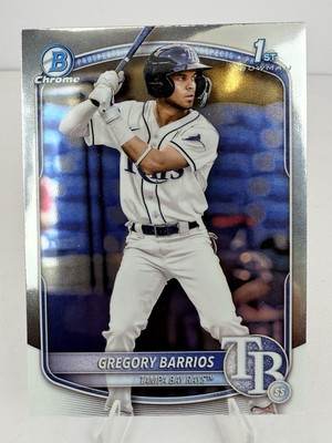 2025 Bowman Chrome 1st Prospect Card #BCP-7 Gregory Barrios | eBay