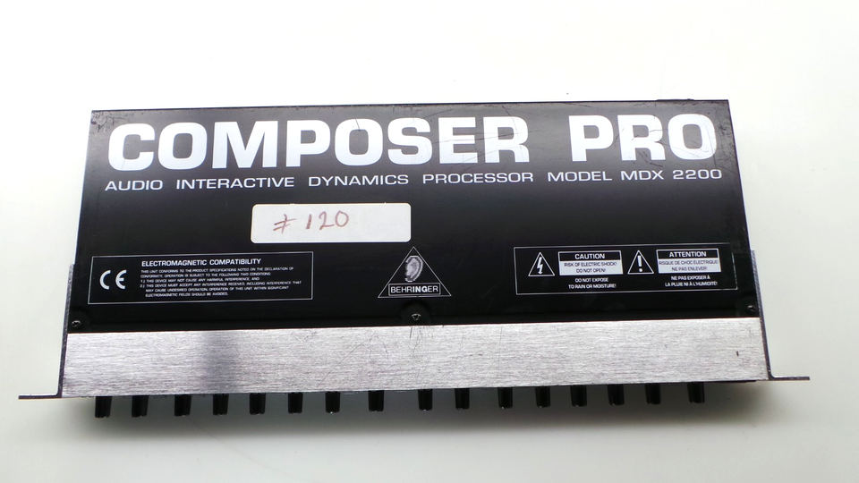 Behringer Composer Pro MDX2200 - Powers Tested but functions untested ...