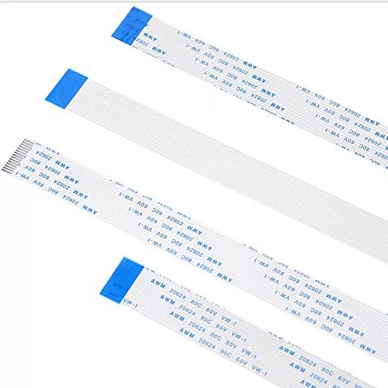 10Pcs FPC Ribbon Flexible Flat FFC Cable 4/5/6/8/10/12/14/15/16/18/30 ...