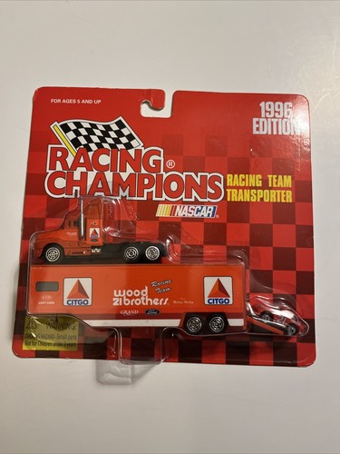 RACING CHAMPIONS WOOD BROTHERS #21 NASCAR RACING TEAM TRANSPORTER 1996 ...