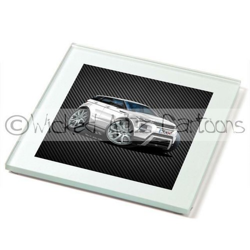 WickedArtz Cartoon Car Range Rover Evoque Compact SUV Premium Drinks ...