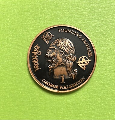 Copper Round 1oz Forced Patina George Walkerton Zombie Coin | eBay