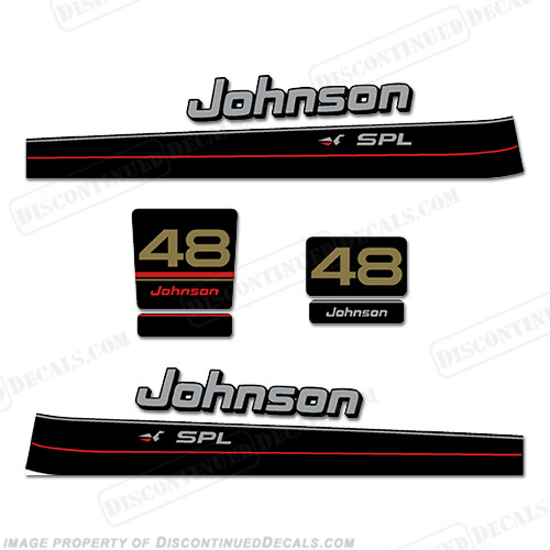 Fits Johnson 48hp SPL Decal Kit - 1997-1998 | eBay