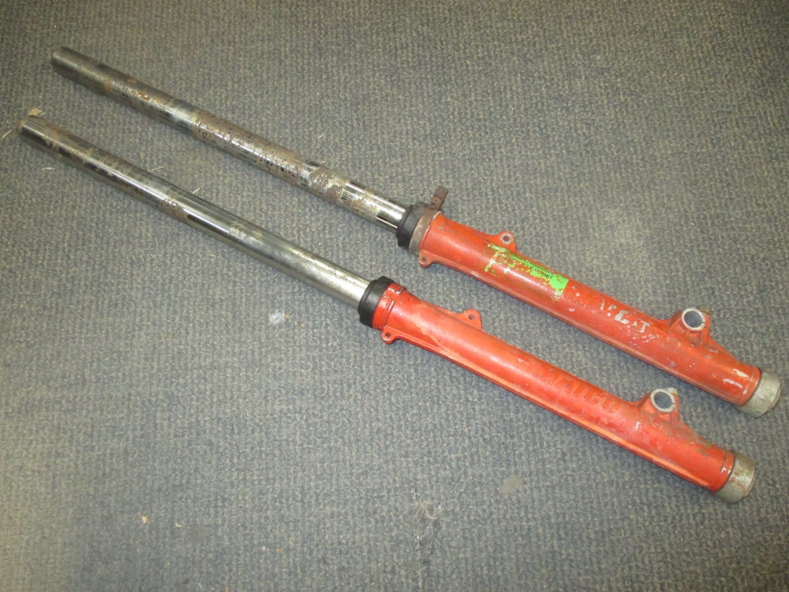 Vintage Maico OEM 38mm Front Forks Assy MC250 AHRMA