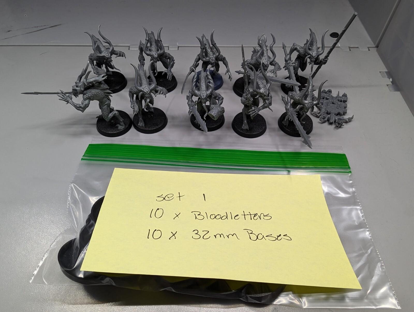 Daemons Of Khorne 10x Bloodletters Warhammer 40K Age Of Sigmar Fantasy ...
