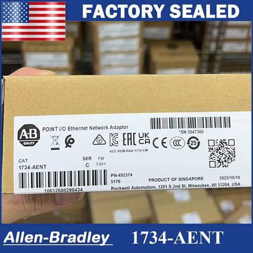 Newest Sealed AB 1734-AENT POINT I/O Ethernet Network Adaptor | eBay