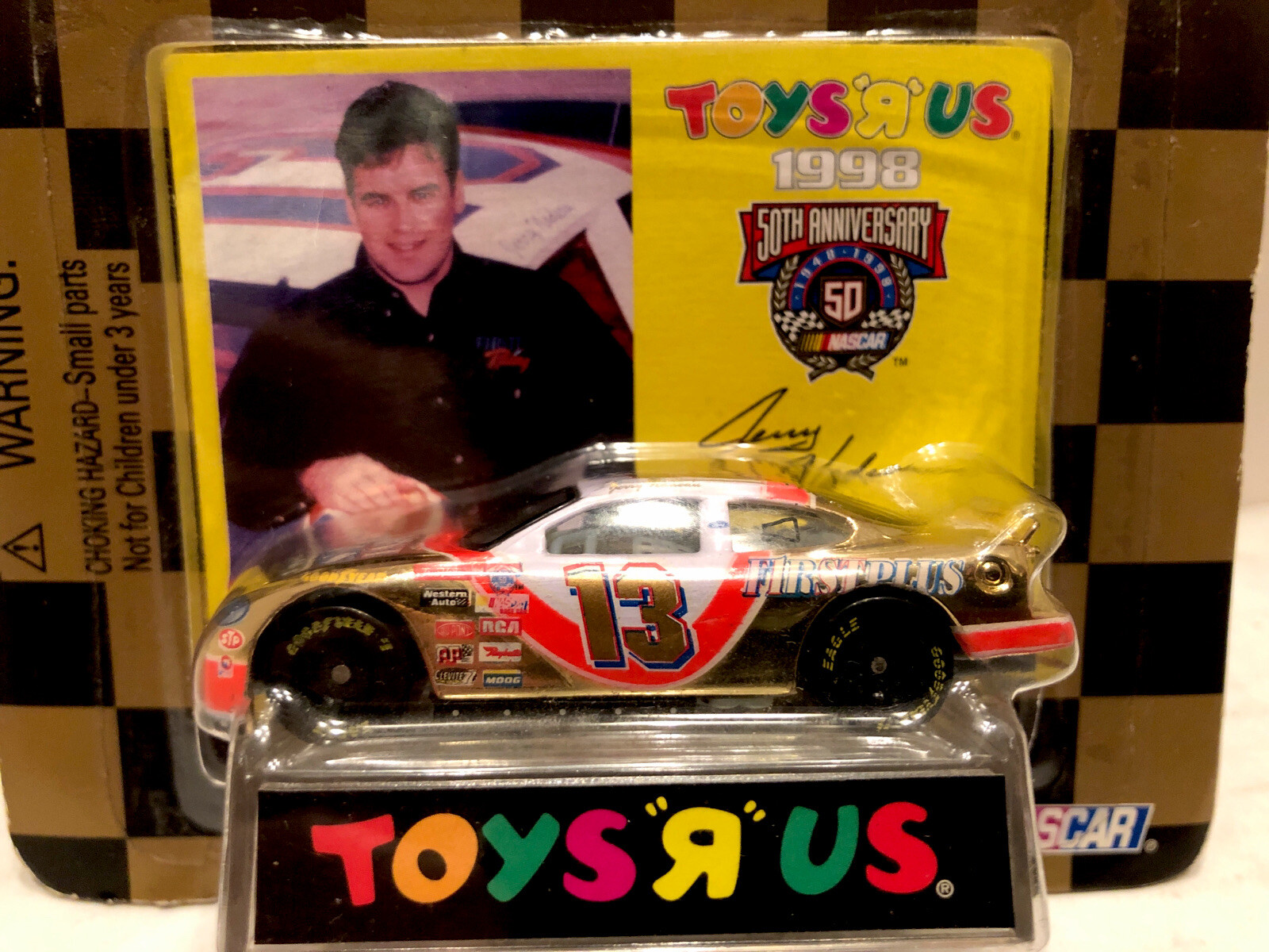 1998 Racing Champions Toys R Us # 13 Jerry Nadeau 1 of 9998 ...