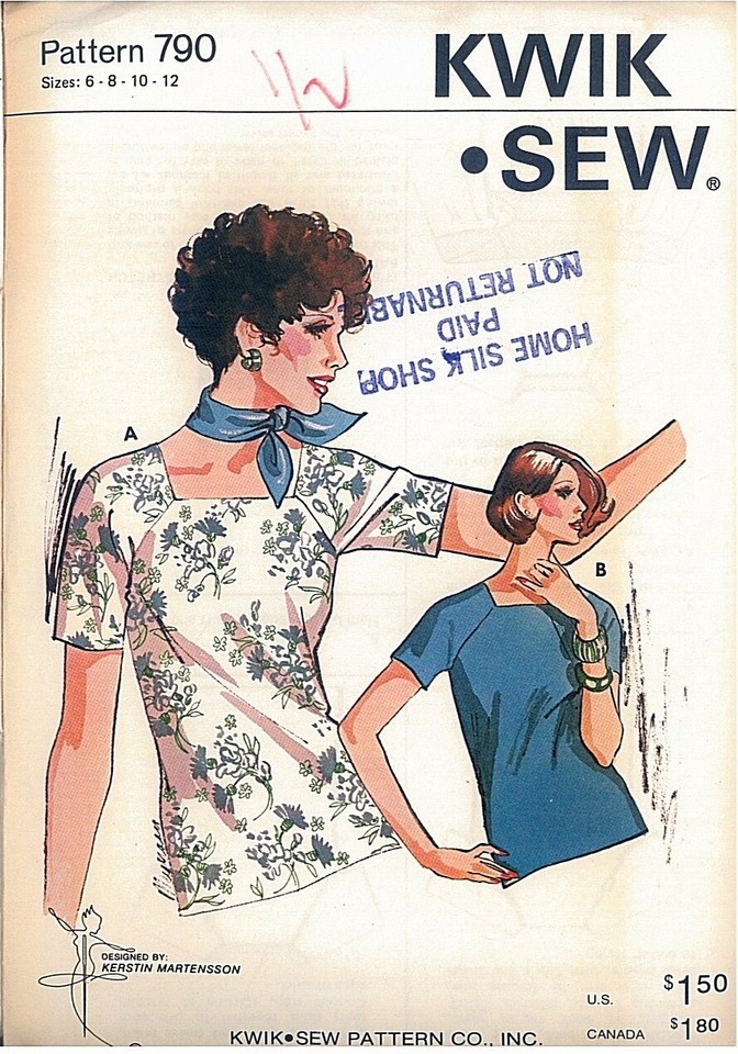 Vintage Kwik Sew Misses Ladies Sewing Pattern You Pick | eBay