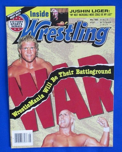 1992 INSIDE WRESTLING Magazine May VGN Hulk Hogan Repo Man Ric Flair | eBay