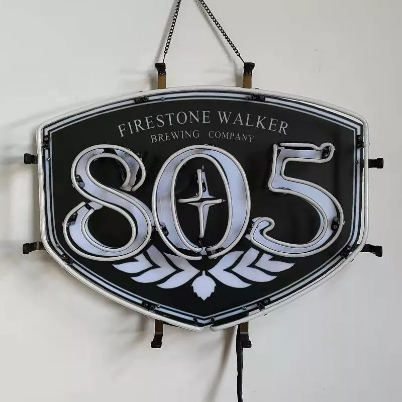 Firestone Walker 805 Brewing HD ViVid Neon Sign 20"x16" Light Lamp Bar ...