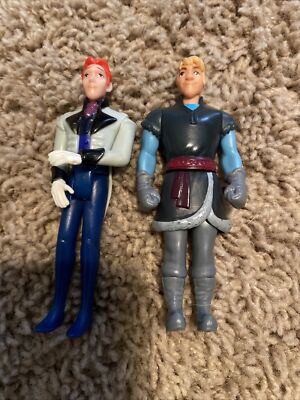Mattel Disney Frozen 4" PRINCE HANS & KRISTOFF PVC Action Figure Lot ...