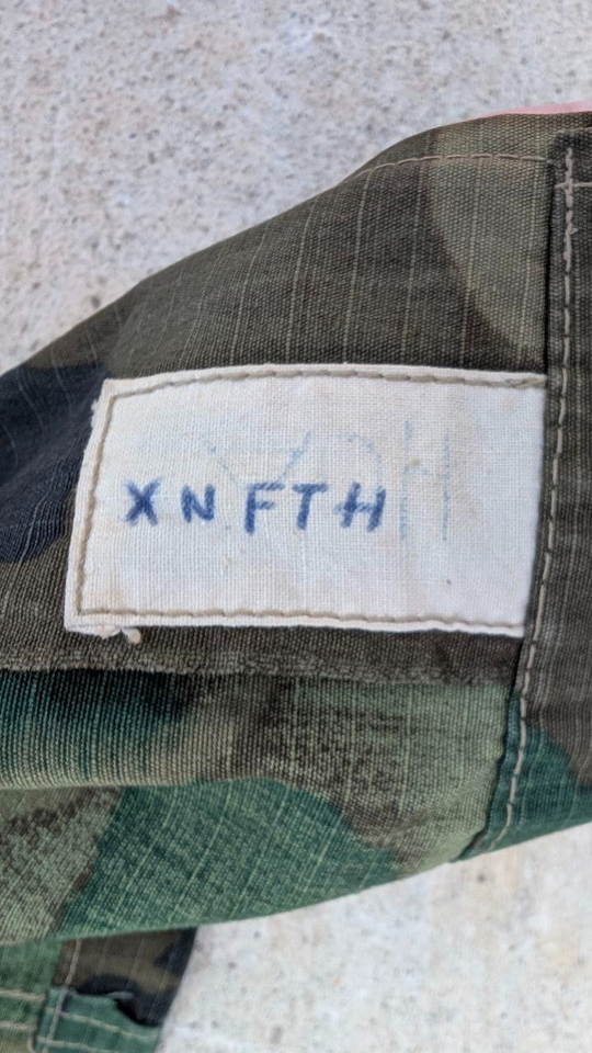 South Vietnam ERDL Camo BDU Shirt Jacket Named Patched VNCH ARVN Ranger ...