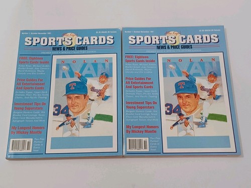 2 Allan Kaye's Sports Cards Premier Issue Oct-Nov 1991 Official ...