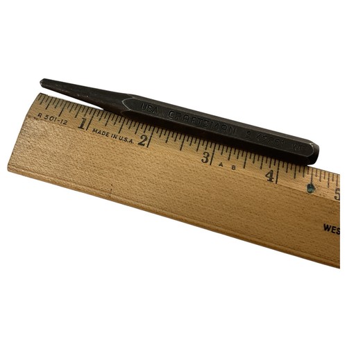 Craftsman 42861 WF Center Punch 3/8” Square Body USA Vintage 9 42861 ...