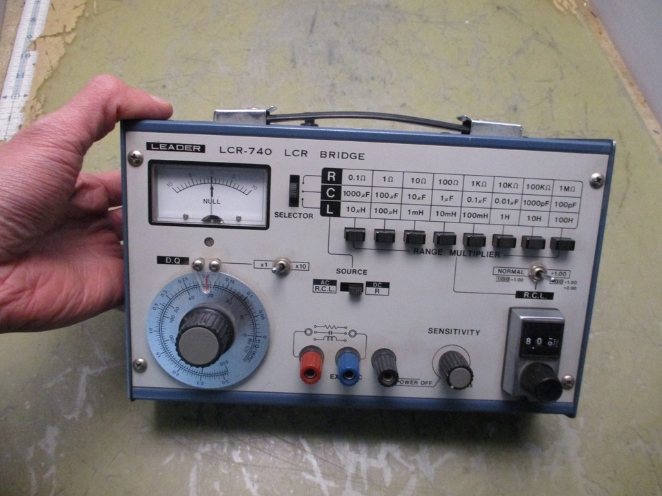leader lcr-740 LCR bridge impedance analyzer meter [3A-35.5] | eBay