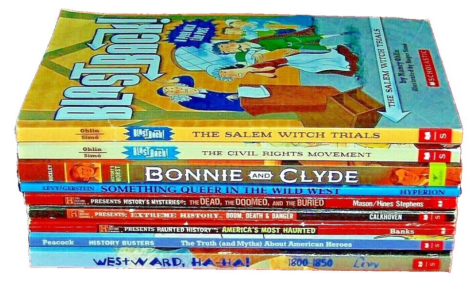 Fun History Books For Kids Lot 9 Accelerated Readers Blast Back Extreme ...