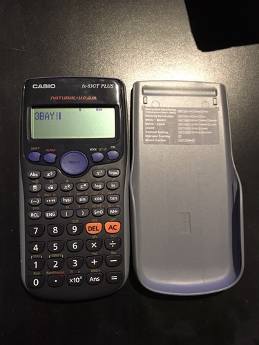 Casio (FX-83GT Plus) Scientific Calculator with case, used good ...