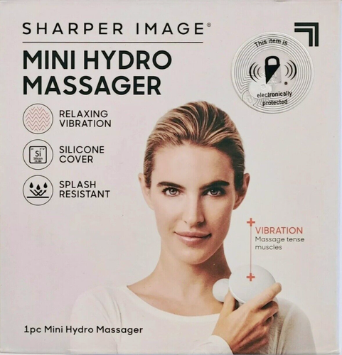 NEW Sharper Image Mini Hydro Sport Muscle Vibration Waterproof Massager ...